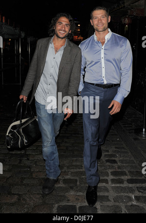 Marc Elliott and John Partridge Inside Soap Awards , held at Shaka Zulu ...