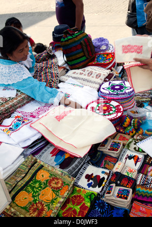Textile and Handicraft stall at Mercado Coyoacan in Coyoacan - mexico ...