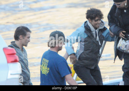Halle Berry The cast of 'Dark Tide' filming in Hout Bay Cape Town ...