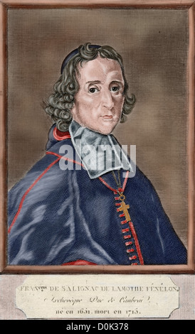 Francois Fenelon 1651 1715 French Prelate Writer Illustration from an ...
