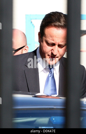 David Cameron outside ITV Studios Featuring: David Cameron Where ...