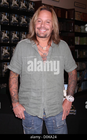 Vince Neil signs copies of his new book 'Tattoos & Tequila' at Barnes ...