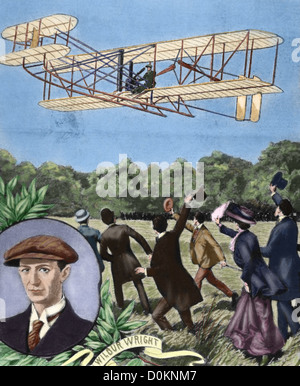 Wilbur Wright-(1867-1912), Portrait Stock Photo - Alamy