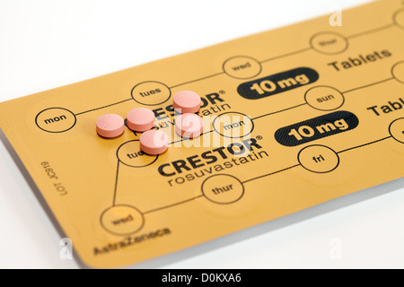 Crestor also known as Rosuvastatin, a statin statins drug medication for cholesterol lowering ...