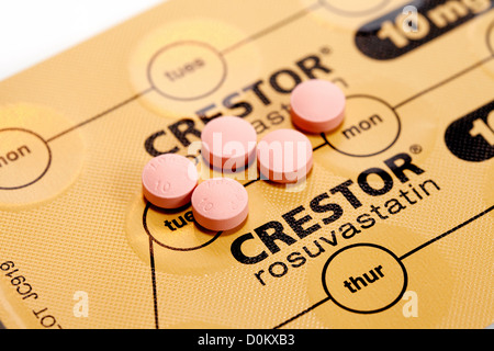 Crestor also known as Rosuvastatin, a statin statins drug medication for cholesterol lowering ...