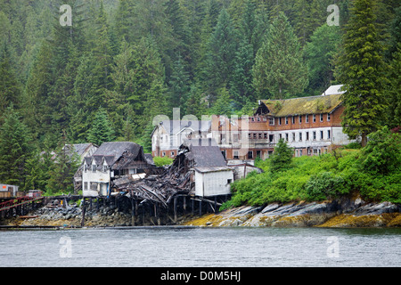 The remote abandoned town Butedale Princess Royal Island on Inside ...