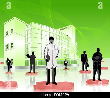 Doctors and medical sales representatives in a hospital Stock Photo - Alamy