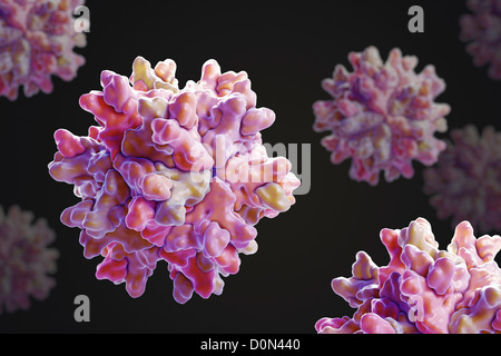 Structure Infectious Bursal Disease Virus (IBDV) (PDB 2GSY). IBD is ...
