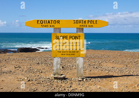 Slope Point - New Zealand Stock Photo - Alamy