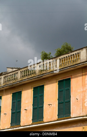 Typical House Facade in Chiavari in Liguria, Italy Stock Photo - Alamy