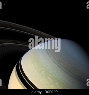 Saturn From Above Stock Photo - Alamy