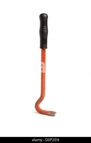 Red nail drawer with the rubber handle on a white background Stock ...