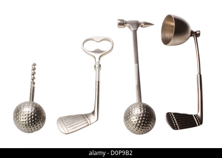 Close-up of a golf bar set Stock Photo - Alamy