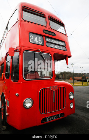 Double decker bus at Black Country Living Museum Stock Photo - Alamy