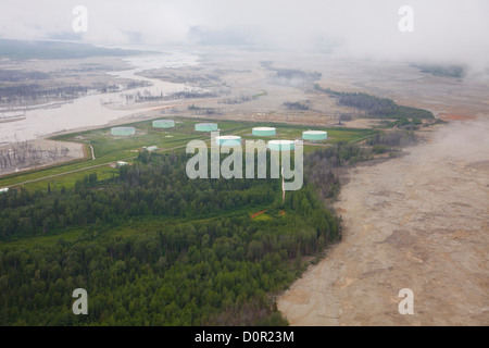 Drift River Oil Terminal was almost wiped out by an eruption of Mount ...