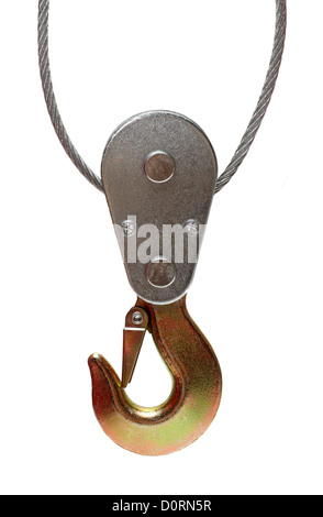 Hook on a rope Stock Photo - Alamy