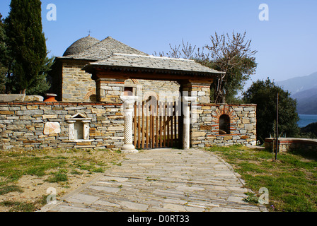 Stavronikita monastery in Mount Athos, Greece Stock Photo - Alamy