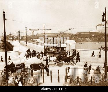 Walney Bridge, Barrow-in-Furness, early 1900s Stock Photo - Alamy