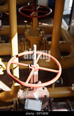 detail of pipes at petrochemical oil and gas tank farm uae united arab ...