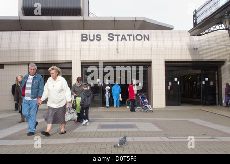 The entrance to Middlesbrough bus station Stock Photo - Alamy
