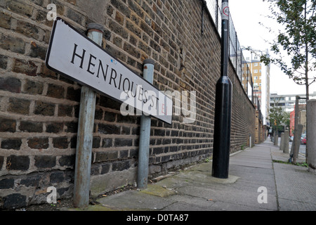 View up Henriques Street, murder scene of Elizabeth Stride, Jack the ...