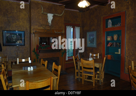 Texas, Alpine, Reata Restaurant, Texas Cowboy Cuisine Stock Photo - Alamy