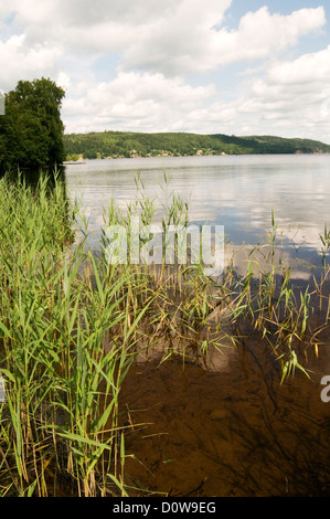 swedish countryside lake water clean countryside sweden boat boats ...