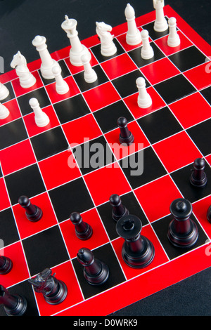 simple chess board with pawn Stock Photo - Alamy