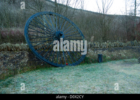 Memorial to a south Wales mining disaster at the colliery in Clydach ...