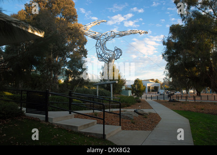 Gymnast sculpture by John Robinson, Bruce Campus, The Australian ...