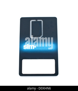 Close up SIM card for smart phone. Technology concept Stock Photo - Alamy