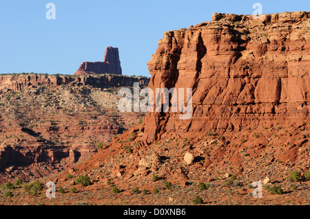 America, USA, United States, Four Corners, Colorado Plateau, Utah, red ...