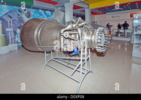 Space rocket jet engine NK-33 by the Corporation "Kuznetsov Stock Photo ...