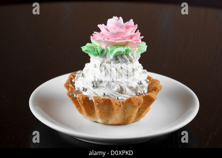 Fancy food cupcake with delicious white icing Stock Photo - Alamy
