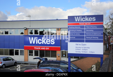 wickes DIY store in burgess hill west sussex Stock Photo - Alamy