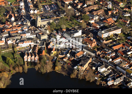 View of the market town of Diss, Norfolk, England, Britain, UK Stock ...