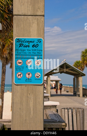 Welcome to Clearwater Sign, Clearwater Beach, Gulf Coast, Florida, USA ...