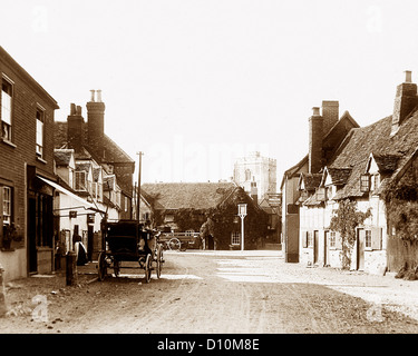 Bray village, Victorian period Stock Photo - Alamy