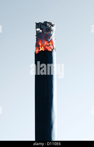 Burning cigarette with ashes Stock Photo - Alamy