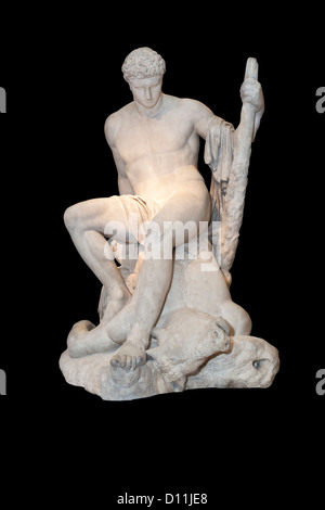 Theseus and the minotaur, marble, by Antonio Canova Stock Photo - Alamy