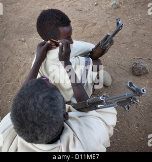 Karrayyu Tribe During Gadaaa Ceremony, Metahara, Ethiopia Stock Photo ...
