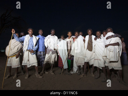 Proud karrayyu tribe man in traditional clothes, Oromia, Metehara ...