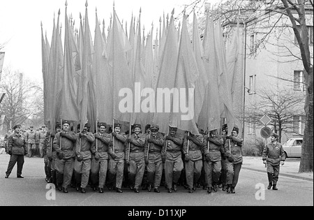 Berlin, GDR, fighting groups of the National Front Stock Photo - Alamy