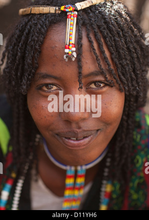 Karrayyu Tribe Woman With Stranded Hair At Gadaaa Ceremony, Metehara ...