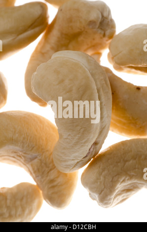 cashew nut isolated on white background, clipping path, full depth of ...