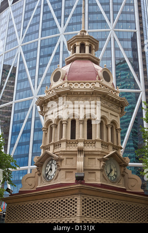 James Short Parkade Cupola and clock Calgary Alberta Canada Stock Photo ...