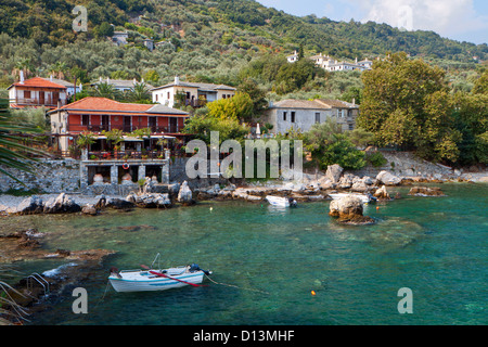 Damouchari, Pelion, Greece. Greek fishing village in Pilio Stock Photo ...