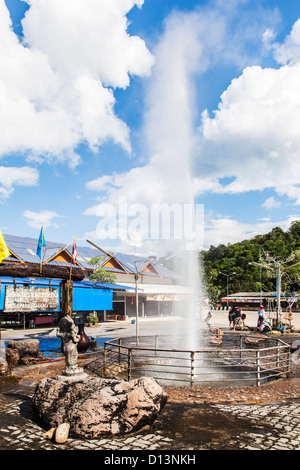 Hot spring at Mae Khajan near Chiang Rai northern Thailand Stock Photo ...