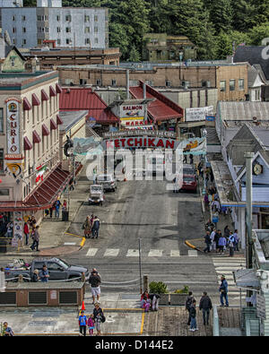 Mission Street in Ketchikan Stock Photo - Alamy