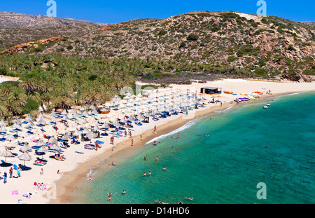 Palm beach Vai, Crete, Greece, Europe Stock Photo: 48753754 - Alamy